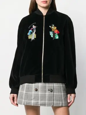 Stella McCartney All Together Now' Embroidered Bomber Jacket