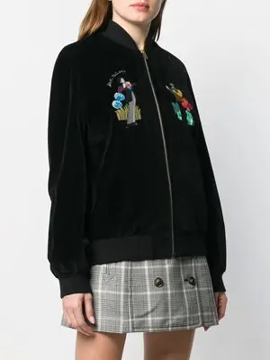 Stella McCartney All Together Now' Embroidered Bomber Jacket