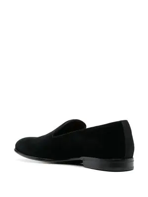 Dolce & Gabbana Piped Velvet Loafers - Black