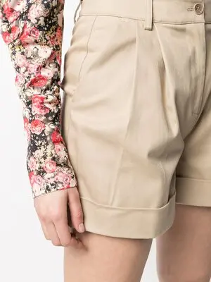 P.a.r.o.s.h Peat Detai Cotton Shorts