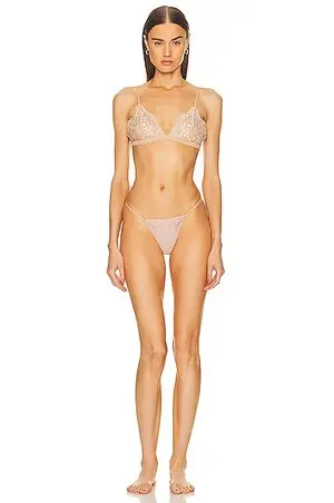 La Perla Souple Triangle Bra In White