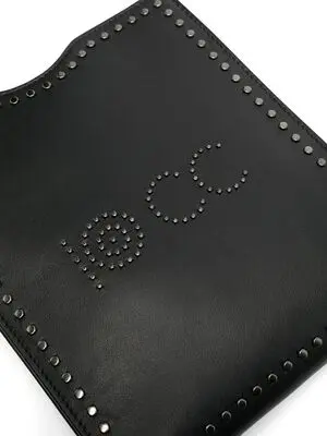 10 CORSO COMO Logo-studded Leather Shoulder Bag