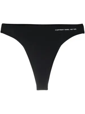 DIESEL® High-waist Bikini Briefs - Black