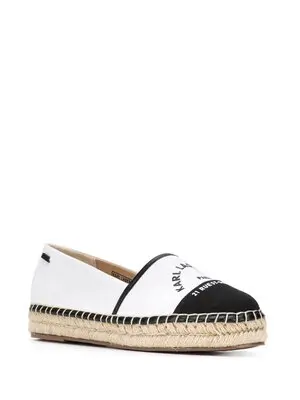 Karl Lagerfeld Two-tone Espadrilles