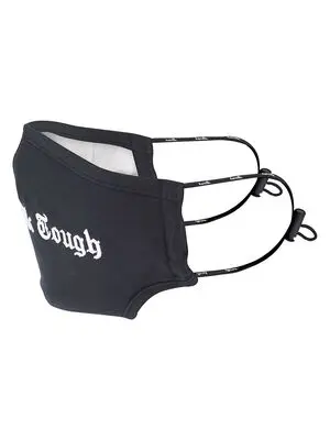 HACULLA. Embroidered Slogan Face Mask