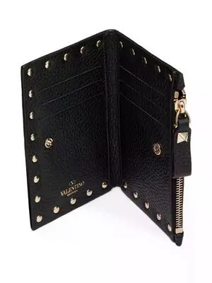 Valentino Garavani Rockstud Zipped Wallet