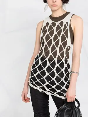 Rick Owens Cut-out Sleeveless Top