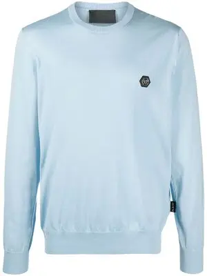 Philipp Plein Logo Patch Sweatshirt