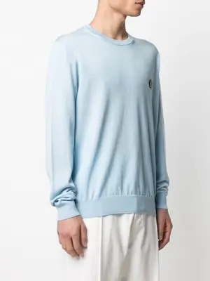 Philipp Plein Logo Patch Sweatshirt