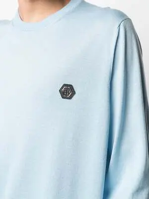 Philipp Plein Logo Patch Sweatshirt