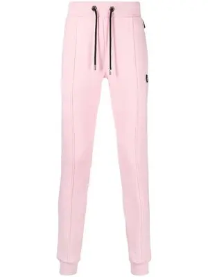 Philipp Plein Skinny-fit Track Pants With Logo Patch