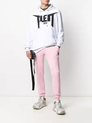 Philipp Plein Skinny-fit Track Pants With Logo Patch