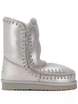 Mou Metallic Boots For Women
