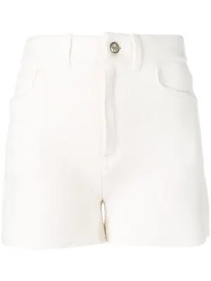 BARRIE High-waisted Knit Shorts - Neutrals