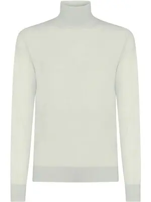 Dolce & Gabbana Knitted Roll-neck Jumper - Green