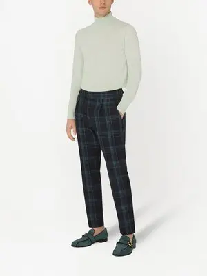 Dolce & Gabbana Knitted Roll-neck Jumper - Green