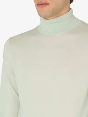 Dolce & Gabbana Knitted Roll-neck Jumper - Green