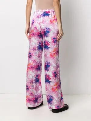 MSGM Floral-print Trousers