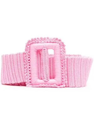 MSGM Knitted Belt - Pink