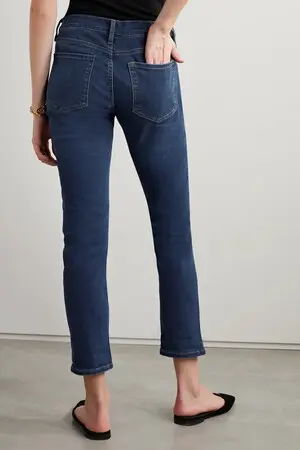 FRAME Le Garcon Cropped Boyfriend Jeans
