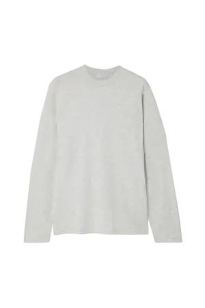 SKIMS Boyfriend Stretch-modal And Cotton-blend Jersey T-shirt - Gray