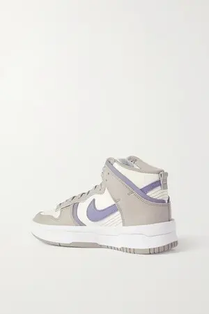 Nike Dunk Hi Rebel Leather High-top Sneakers Gray
