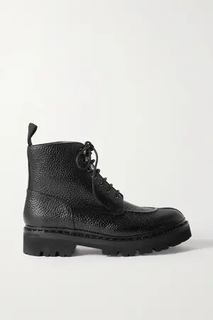 Grenson Alexandra Textured-leather Ankle Boots