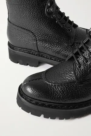 Grenson Alexandra Textured-leather Ankle Boots