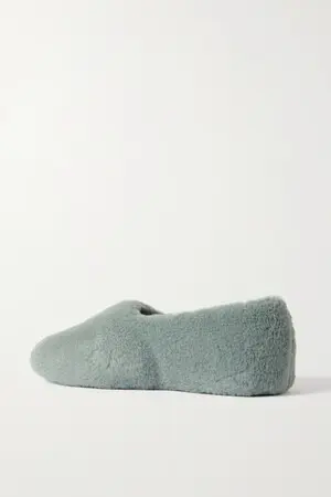 Loro Piana Wintercozy Faux Shearling Slippers