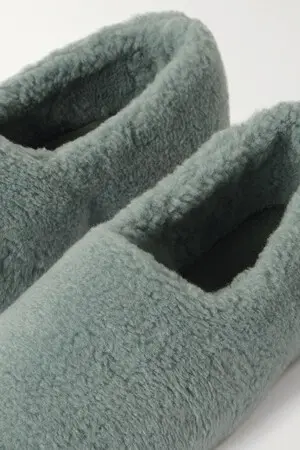 Loro Piana Wintercozy Faux Shearling Slippers