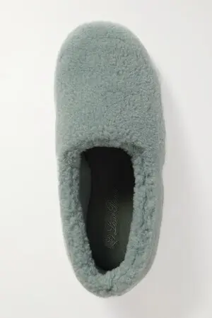 Loro Piana Wintercozy Faux Shearling Slippers