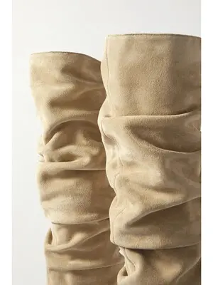 Manolo Blahnik Calassohi 90 Suede Knee Boots