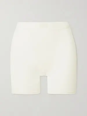 SKIMS Boyfriend Stretch-modal And Cotton-blend Jersey Boxer Shorts - Neutrals