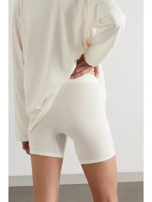 SKIMS Boyfriend Stretch-modal And Cotton-blend Jersey Boxer Shorts - Neutrals