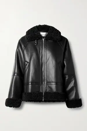 STAND STUDIO Rind Faux Shearling Coat