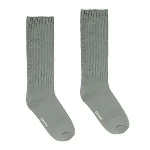SKIMS Cable Knit Slouch Socks Blue