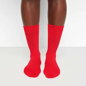 SKIMS Sport Crew Sock Ruby