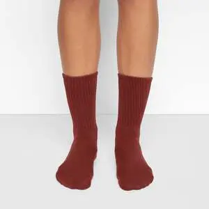 SKIMS Sport Crew Sock Sangria