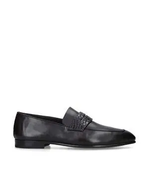 Zegna Trimmed Loafers For Men