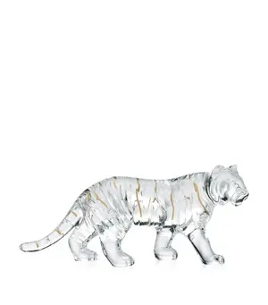 THE MARTHA, BY BACCARAT Tigre Tiger Ornament - Clear