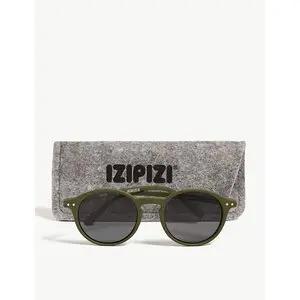 IZIPIZI Round-frame Sunglasses - Black