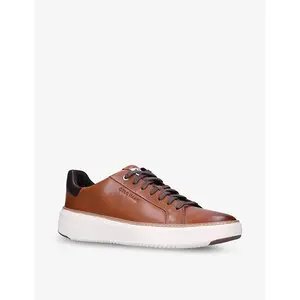 Cole Haan Grandprø Topspin Leather Trainers - Tan Comb