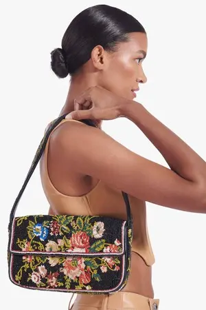 Staud Tommy Beaded Bag | Floral