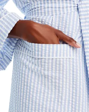 MATOUK Matteo Bath Robe - Azure
