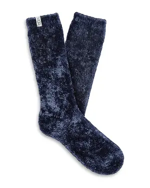 UGG Leda Cozy Crew Socks - Navy