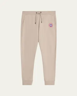 Canada Goose Huron Logo-patch Sweatpants - Limestone