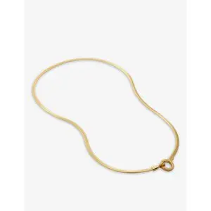 Monica Vinader Snake Chain Necklace - Gold