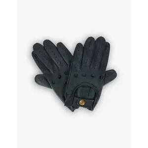 DENTS Dents Delta Leather Driving Gloves British Racing Green