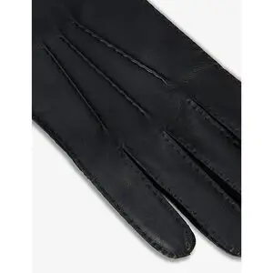 DENTS Leather And Cashmere Touchscreen Gloves - Black