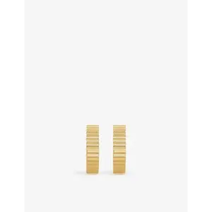 Monica Vinader Disco Huggie Hoop Earrings - Gold